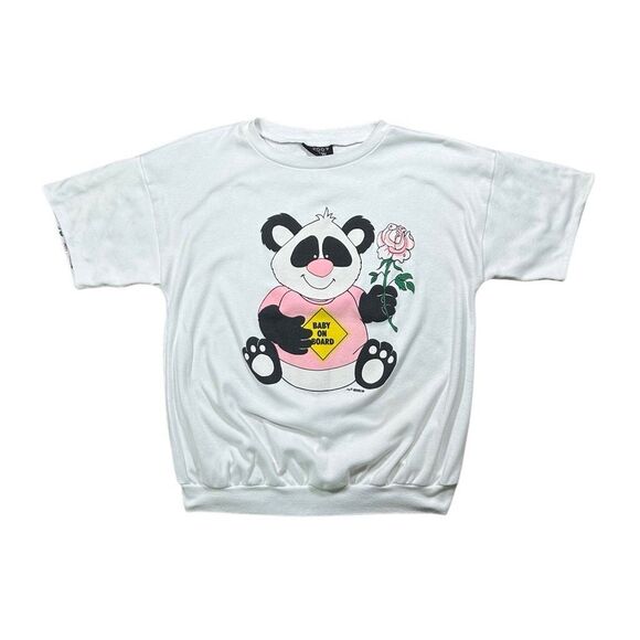 No Brand | Tops | Vintage 986 Zoo Crew Grandma Cozy Panda Tshirt | Poshmark
